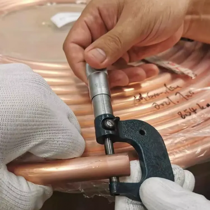 ASTM B68 ทองแดง ท่อกลม C21000 C22000 C72900 H62